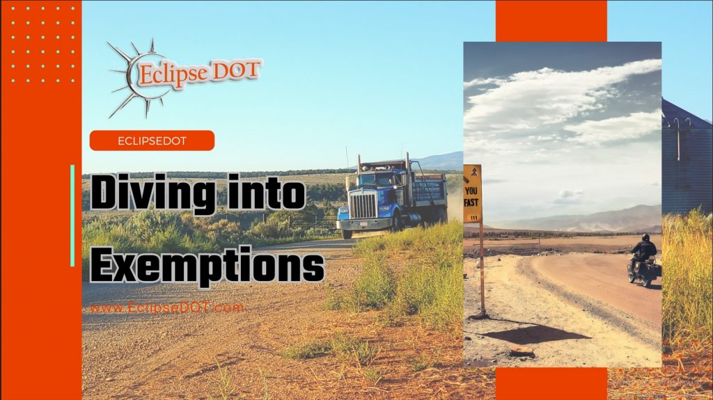 Diving into Exemptions